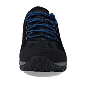 Merrell Accentor 3 Waterproof Shoes for Men - Leather and Mesh Upper, Textile Lining, and Lightweight EVA Foam Midsole Black 9 M