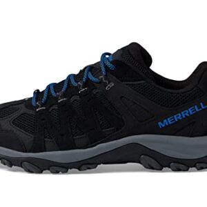 Merrell Accentor 3 Waterproof Shoes for Men - Leather and Mesh Upper, Textile Lining, and Lightweight EVA Foam Midsole Black 9 M