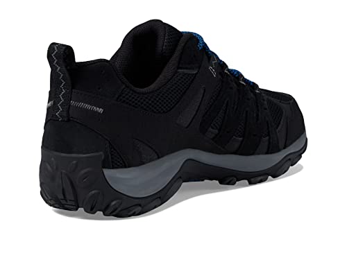 Merrell Accentor 3 Waterproof Shoes for Men - Leather and Mesh Upper, Textile Lining, and Lightweight EVA Foam Midsole Black 9 M