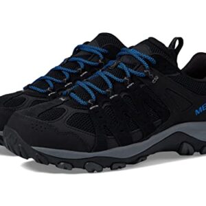 Merrell Accentor 3 Waterproof Shoes for Men - Leather and Mesh Upper, Textile Lining, and Lightweight EVA Foam Midsole Black 9 M