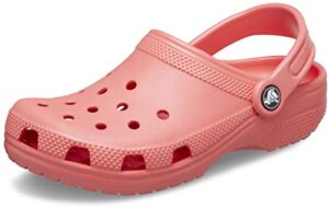 crocs classic clogs, neon watermelon, 11 us unisex little kid