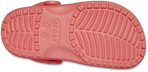 Crocs Classic Clogs, Neon Watermelon, 11 US Unisex Little Kid