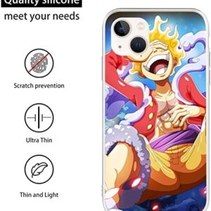 Compatible with LG V60 ThinQ | LG V60 ThinQ 5G Case One Luffy with Piece 876 Anime, Ultra Soft TPU Gel Rubber Phone Case (Clear)