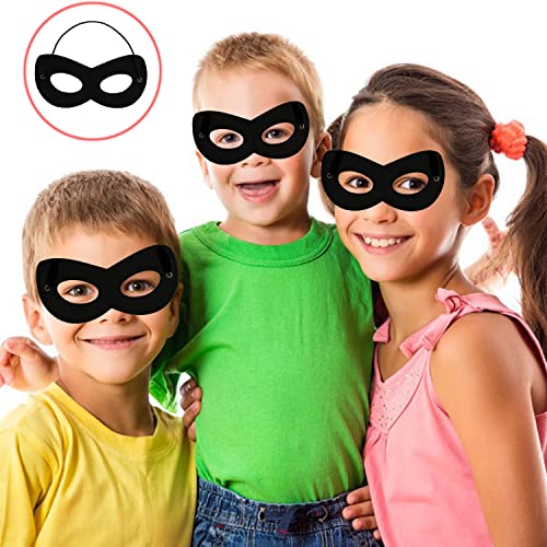 Tudona 24 Packs Superhero Masks for Kids Superhero Eye Masks Party Favors Cosplay Halloween Masks Birthday Party Masks Costume Party Supplies