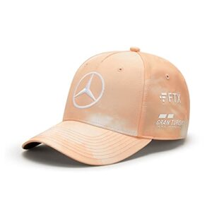 mercedes benz f1 special edition lewis hamilton 2022 singapore gp baseball hat multicolored