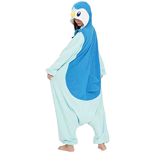 SAZAC Kigurumi - Pokemon - Piplup - Onesie Jumpsuit Halloween Costume