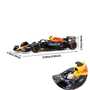 HTLNUZD Bburago 1:43 2022 F1 Champion Racing RB18#11 F1 Formula Sergio Perez 1/43 NO.11 Diecast Alloy Collectible Toy Car Model (Hardcover Version RB18# 11)