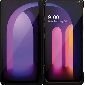 UrbanX Dual Screen Case for LG V60 ThinQ 5G - Black (LM-V605N) Bundled with Cover Case (Without Charging Adapter)