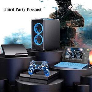 AUGEX Wireless Controller for PS4 Controller, Blue Camo Gamepad Compatible with Playstation 4 Controllers, Game Remote for PS4 Controller Pro with Joystick/Mando