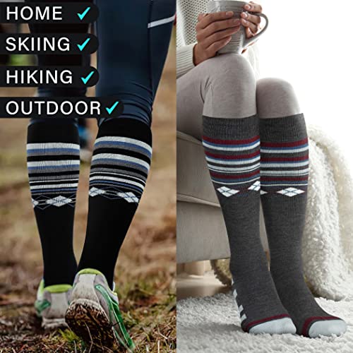 Ski Socks Merino Wool Thermal Knee High Winter Snowboard Sport Socks Men Women