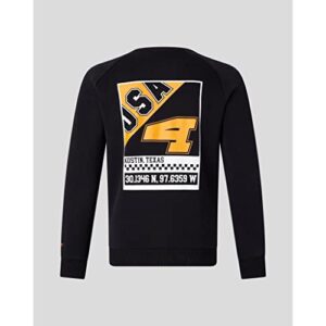 McLaren F1 Men's Lando Norris USA Austin GP Graphic Crew Sweatshirt Black