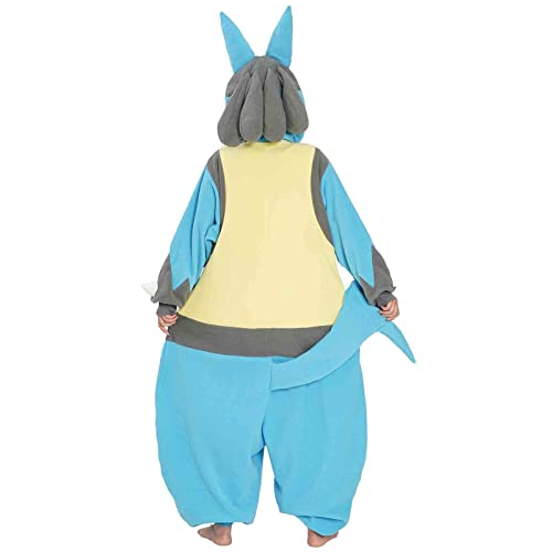 SAZAC Kigurumi - Pokemon - Lucario - Onesie Jumpsuit Halloween Costume- XL Size