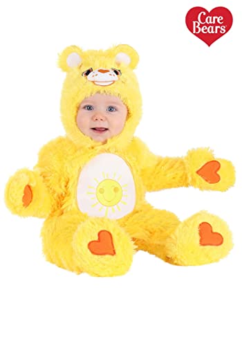 Care Bears Funshine Bear Costume for Infants, Care Bears Baby Outfit, Yellow Care Bear Jumpsuit 9/12 Months