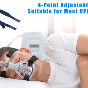 CPAP Mask Headgear Strap, Replacement Universal CPAP Headgear for ResMed Mirage Series & Philips Respironics, CPAP Supplies, Standard(Without Mask)