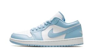 jordan womens wmns air jordan 1 low dc0774 141 ice blue - size 9.5w