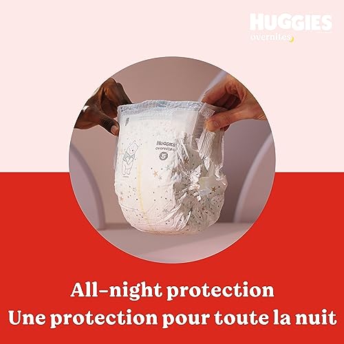 Huggies Overnites Nighttime Baby Diapers, Size 7 (41+ lbs), 68 Ct