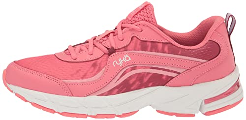 Ryka Women's Imagine Walking Shoe Sneaker, Watermelon Pink, 10 Wide