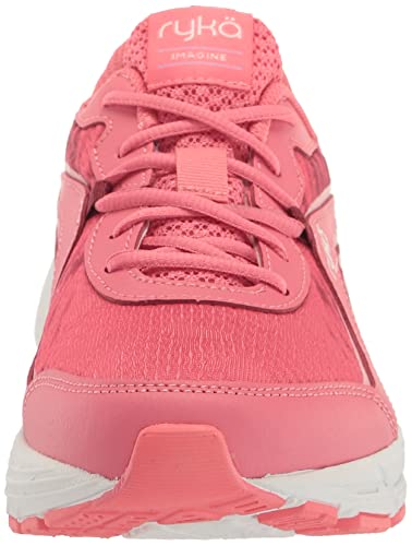 Ryka Women's Imagine Walking Shoe Sneaker, Watermelon Pink, 10 Wide