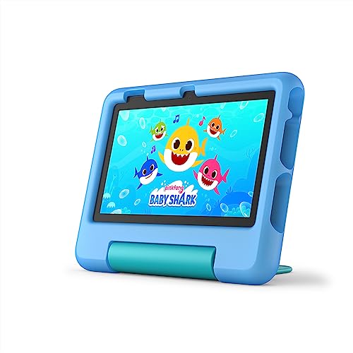 Amazon Kid-Proof Case for Fire 7 tablet (Only compatible with 12th generation tablet, 2022 release) - Blue