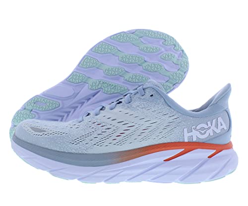 HOKA ONE ONE Clifton 8 Womens Shoes Size 11, Color: Blue Fog/Plein Air