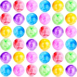 jerify 36 pcs marbleized bouncy balls 6 inch inflatable bouncy balls cloud inflatable ball colorful sensory ball pvc beach play ball bulk for kids party supplies beach playground school water fun