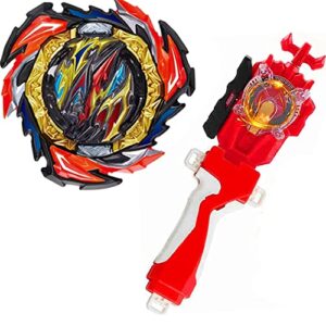 gyro(dangerous belial) + launcher battle bey burst set, battling top, stickers & launchers set, boys kids birthday party idea