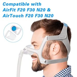 Quick-Disconnect Headgear Clips Compatible Whit AirFit F20 F30 N20, Compatible Whit AirTouch F20 F30 N20