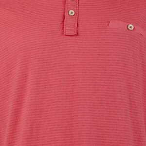 Tommy Bahama Men's Schooner Stripe Short Sleeve Henley T-Shirt (New Red Sail, X-Large, XL)