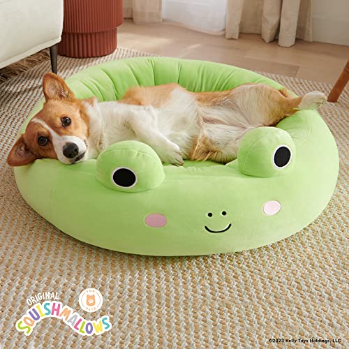 Squishmallows 20-Inch Wendy Frog Pet Bed - Small Ultrasoft Official Squishmallows Plush Pet Bed