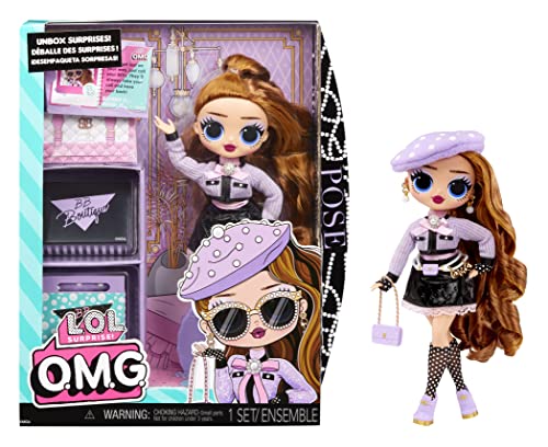 L.O.L. Surprise! LOL Surprise OMG Pose Fashion Doll with Multiple Surprises and Fabulous Accessories – Great Gift for Kids Ages 4+