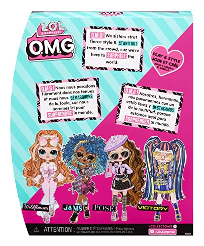 L.O.L. Surprise! LOL Surprise OMG Jams Fashion Doll with Multiple Surprises and Fabulous Accessories – Great Gift for Kids Ages 4+