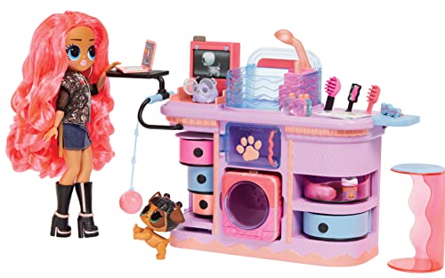 L.O.L. Surprise! LOL Surprise OMG Rescue Vet Set with 45+ Surprises Including Color Change Features, 2 New Pets, and Exclusive Fashion Doll, Dr. Heart - Great Gift for Kids Ages 4+