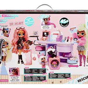 L.O.L. Surprise! LOL Surprise OMG Rescue Vet Set with 45+ Surprises Including Color Change Features, 2 New Pets, and Exclusive Fashion Doll, Dr. Heart - Great Gift for Kids Ages 4+