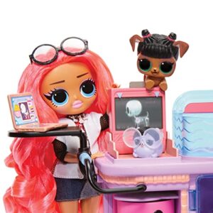 L.O.L. Surprise! LOL Surprise OMG Rescue Vet Set with 45+ Surprises Including Color Change Features, 2 New Pets, and Exclusive Fashion Doll, Dr. Heart - Great Gift for Kids Ages 4+