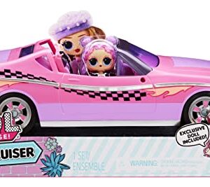 L.O.L. Surprise! LOL Surprise City Cruiser, Pink and Purple Sports Car with Fabulous Features and an Exclusive Doll - Great Gift for Kids Ages 4+