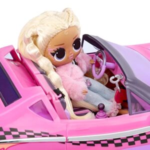 L.O.L. Surprise! LOL Surprise City Cruiser, Pink and Purple Sports Car with Fabulous Features and an Exclusive Doll - Great Gift for Kids Ages 4+