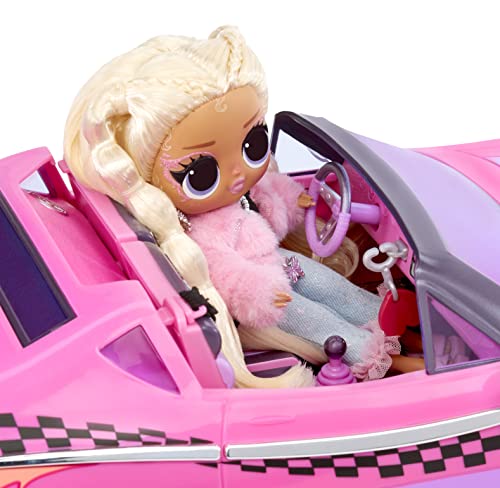 L.O.L. Surprise! LOL Surprise City Cruiser, Pink and Purple Sports Car with Fabulous Features and an Exclusive Doll - Great Gift for Kids Ages 4+