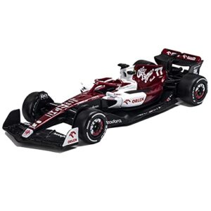 jodiyaah bburago 1:43 2022 alfa romeo f1 racing team c42#77 valtteri bottas alloy car diecast car model toy collection (f1 c42#77)