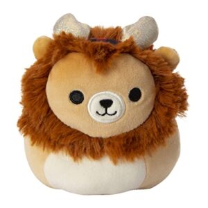 squishmallows 4.5'' francis the lion, (sqxm00054)