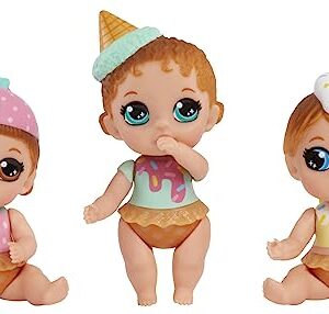 BABY born Surprise Mini Babies Series 6 - Unwrap Surprise Twins or Triplets Collectible Baby Dolls, Sweets-Theme, Includes Soft Swaddle, Molded Diaper Bag Package for On-the-Go Play, Kids Ages 4 & Up