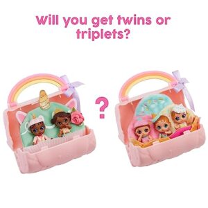 BABY born Surprise Mini Babies Series 6 - Unwrap Surprise Twins or Triplets Collectible Baby Dolls, Sweets-Theme, Includes Soft Swaddle, Molded Diaper Bag Package for On-the-Go Play, Kids Ages 4 & Up