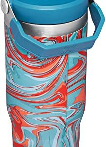 Stanley IceFlow™ Flip Straw Tumbler 30oz Pool Swirl