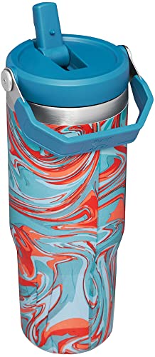 Stanley IceFlow™ Flip Straw Tumbler 30oz Pool Swirl