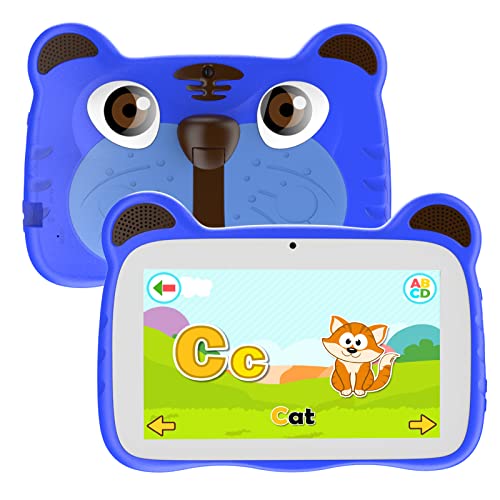 YQSAVIOR Kids Tablet 7 inch Tablet for Kids Android Toddler Tablet 2GB RAM 32GB ROM WiFi Tablet Pre Installed & Parent Control Learning Education Tablet Dual Camera IPS Touch Screen