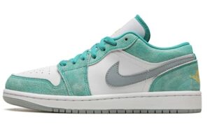 jordan mens air jordan 1 low se dn3705 301 new emerald - size 9