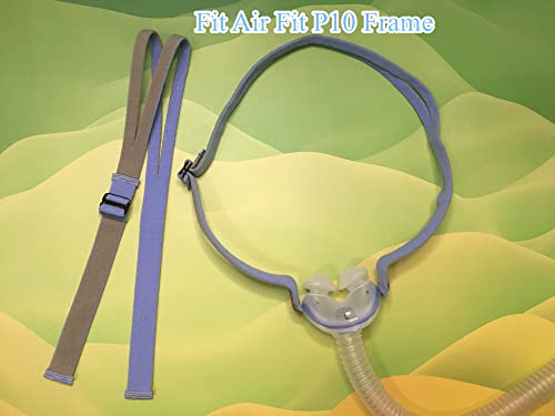 Advanced Upgraded Airfit P10 Headgear Strap,Compatible with P10/N30, Upgraded Fully Adjustable - Quick fit with Clip Connected - Stronger Elasticity Much Longer Strap – 3 Pack