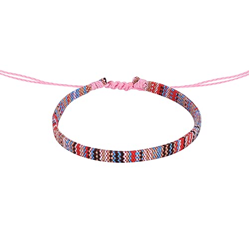 5pcs Surfer Beach Bracelet Ankle Set Men Women, Bracelets For Men, Men's Bracelets Rope Handmade Boho Summer Waterproof Ankle Bracelets for Women Woven Bracelets Ethnic Hippie, Friendship Bracelets