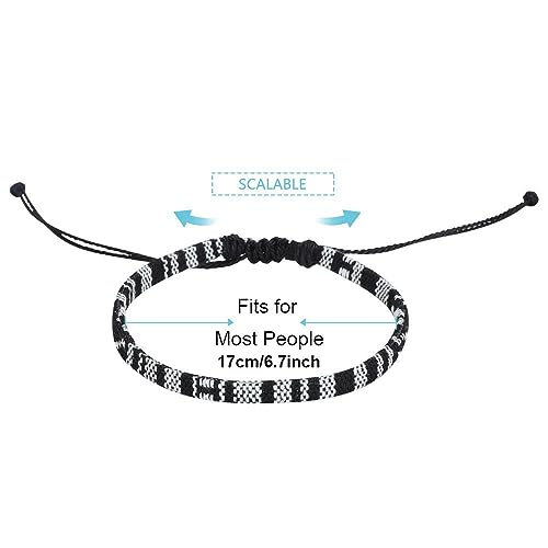 5pcs Surfer Beach Bracelet Ankle Set Men Women, Bracelets For Men, Men's Bracelets Rope Handmade Boho Summer Waterproof Ankle Bracelets for Women Woven Bracelets Ethnic Hippie, Friendship Bracelets