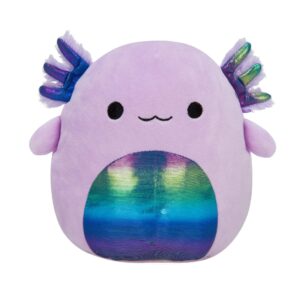 squishmallow official kellytoy plush 7.5 inch squishy stuffed toy animal (monica the axidotl)