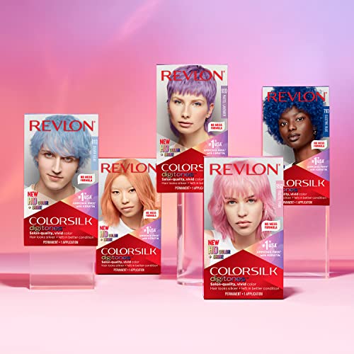 Revlon Permanent Hair Color ColorSilk Digitones with Keratin, 92D Pastel Lavender (Pack of 1)